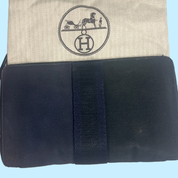 Bags | Hermes Vintage Denim Passport Wallet Authentic Comes With Hermes ...